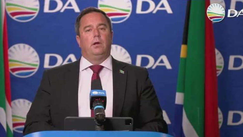 GNU | Steenhuisen speaks as DA enters government - eNCA